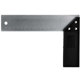 SQUARE, TRY, 300MM 12", 50423, CAST IRON BASE