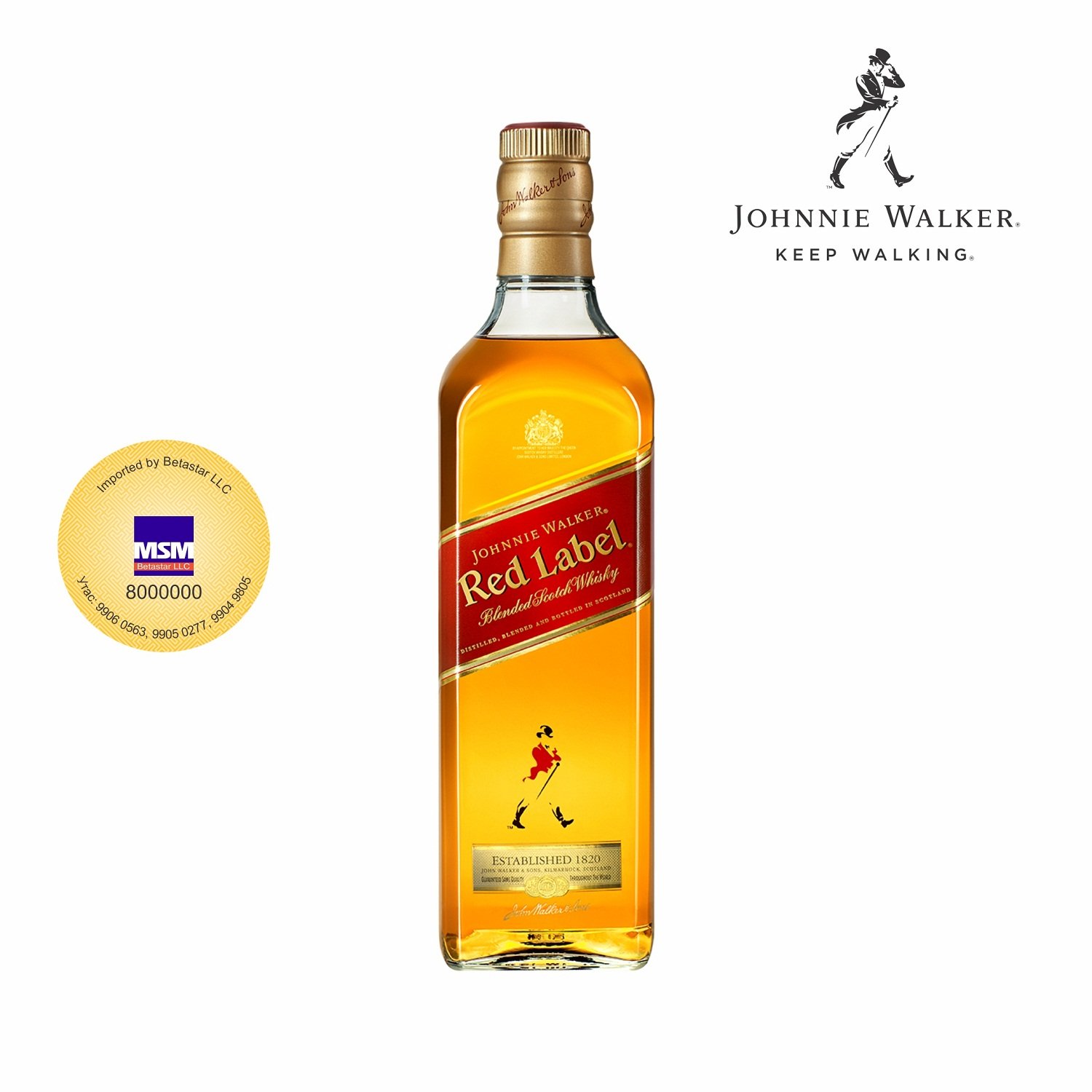 JW Red label 100cl