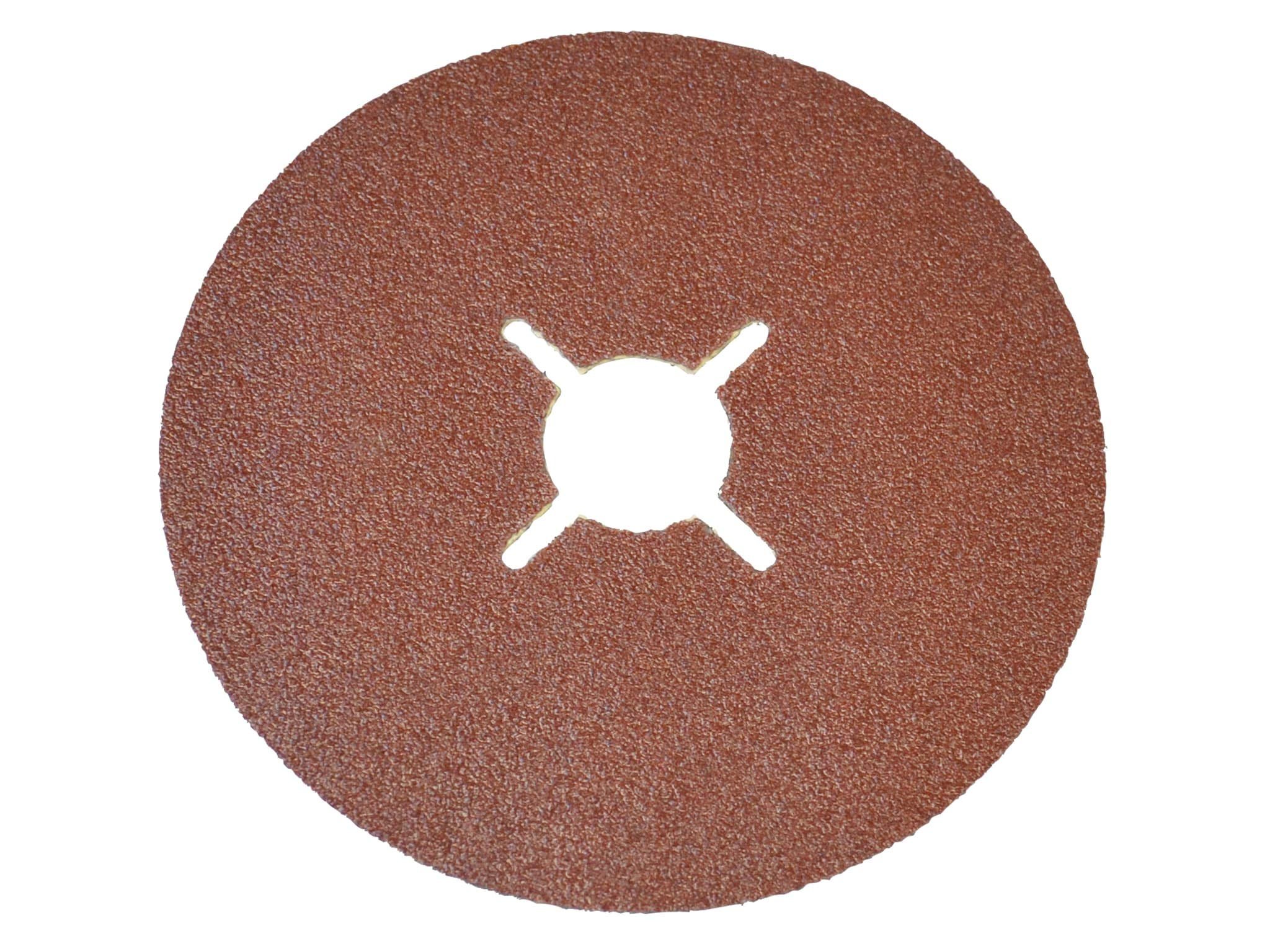 DISC, FIBRE, 178 X 22mm AA120 SANDING DISC, 25/PKT
