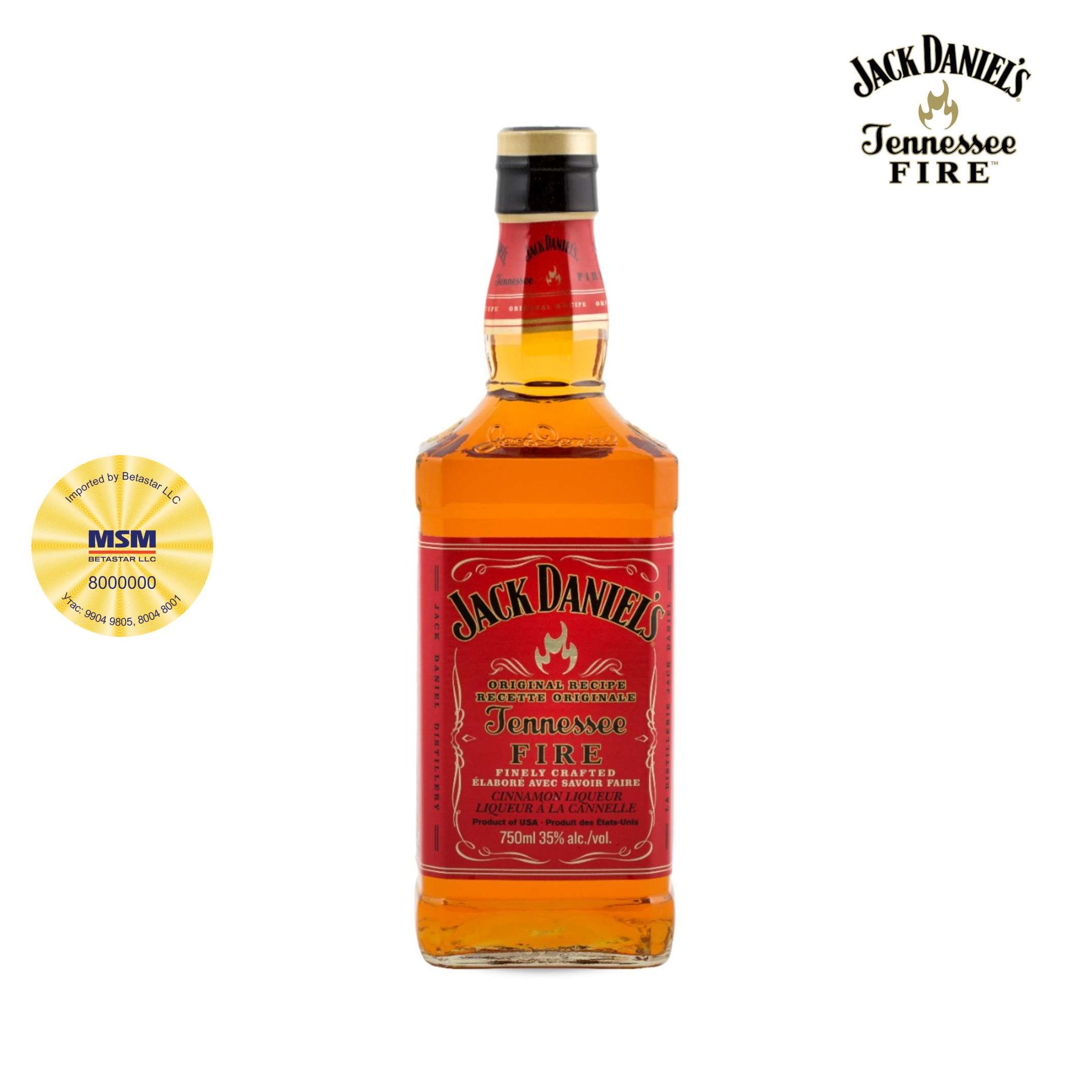 Jack Daniel"s fire 35% 75cl