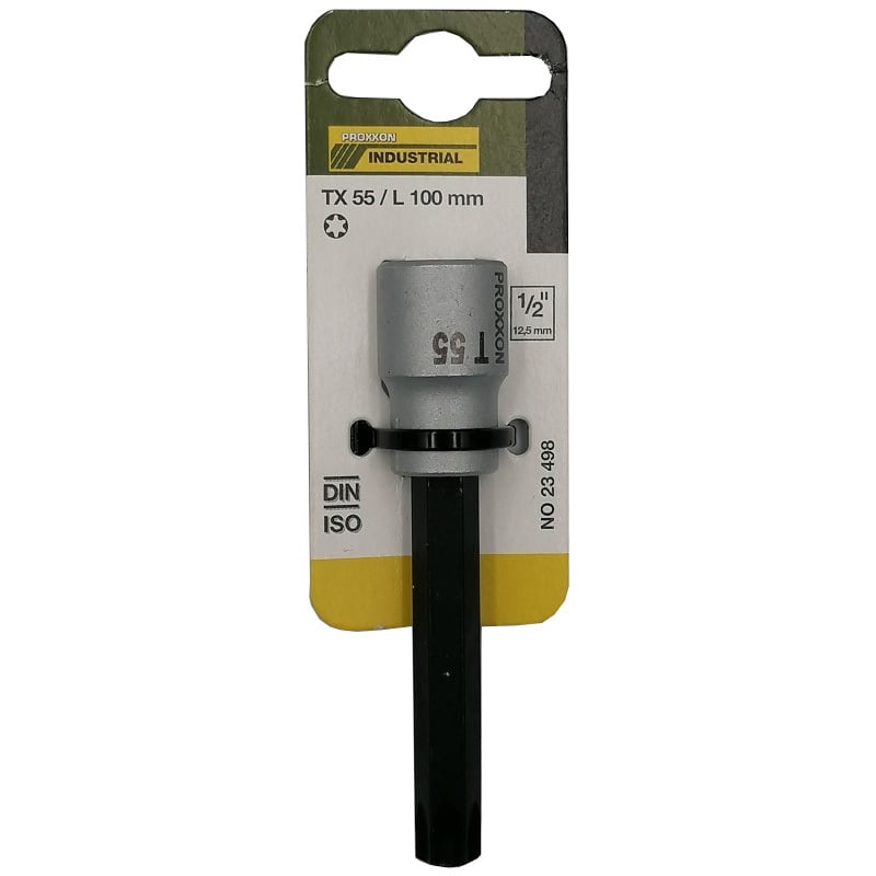 1/2'' TX socket bits, 100mm TX55::Тусгай торцов